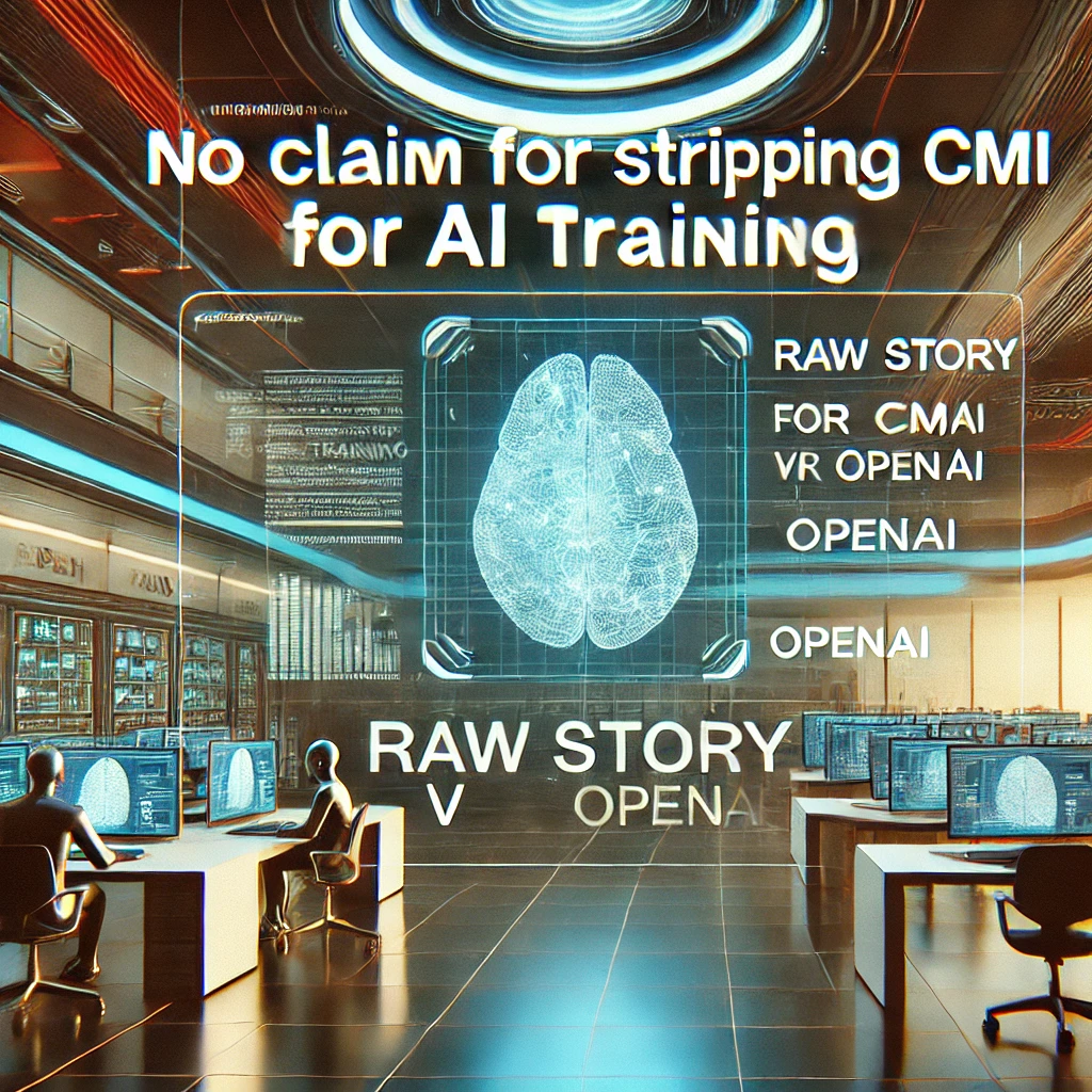 Copyright Management Information: Insights from Raw Story v OpenAI ...