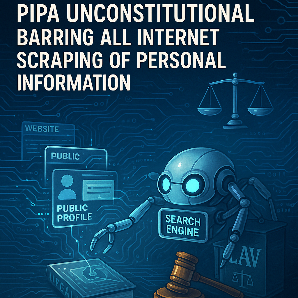 Privacy Internet Scraping and Canadian Privacy Law - Barry Sookman